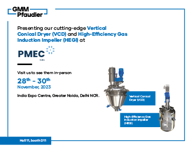 GMM Pfaudler is present at PMEC 2023, India!